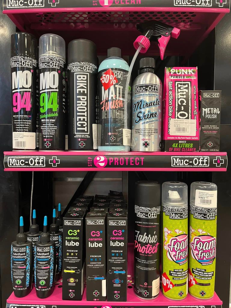 Muc-Off , les produits d'entretien pour votre vélo