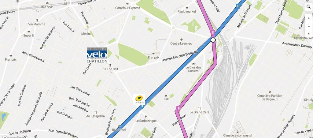 CV Châtillon au coeur du RER Vélo