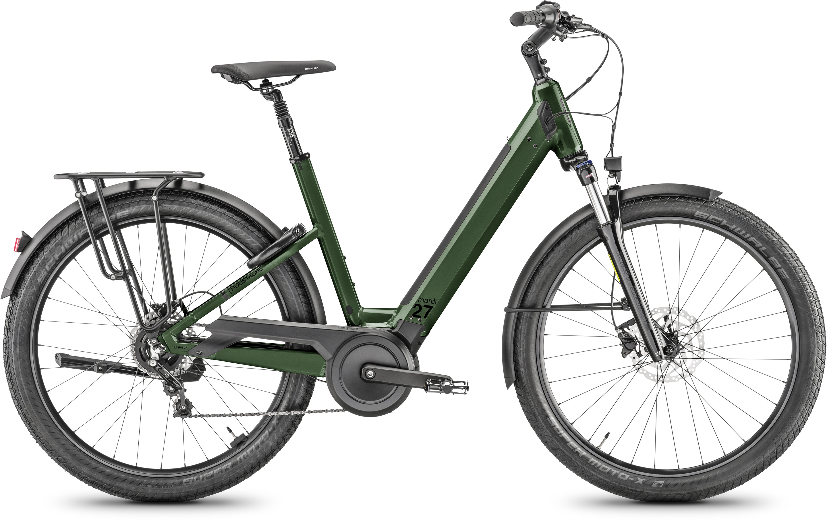Moustache Mardi 27.4 open 500wh fir green | 3699 € - Culture Vélo